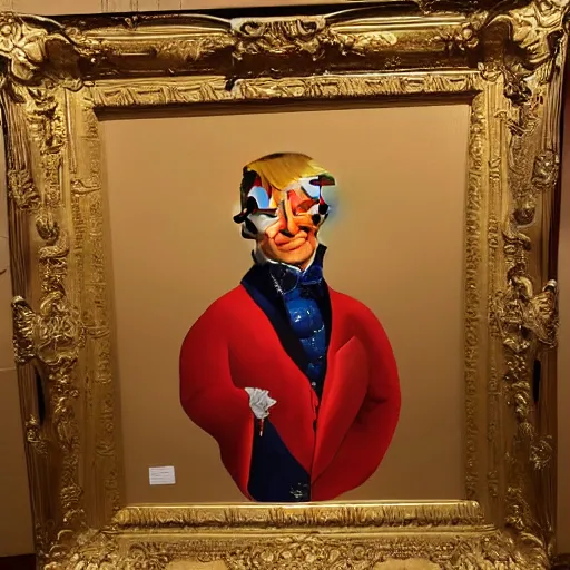 donald j trump portrait painting by jean ranc in | Stable Diffusion