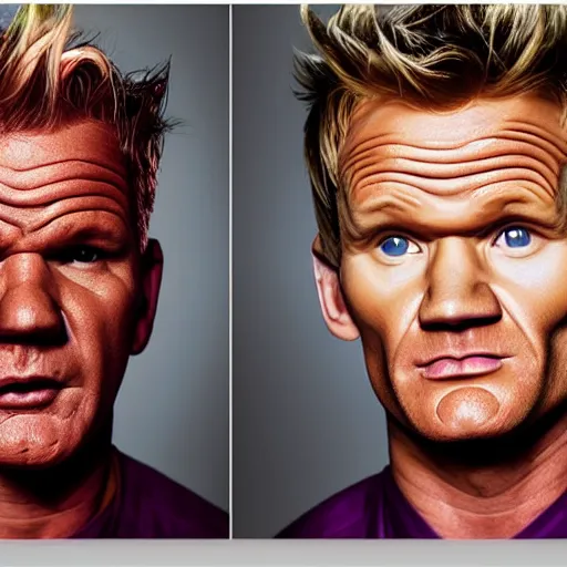 gordon ramsay versus neil patrick harris, focused, | Stable Diffusion ...
