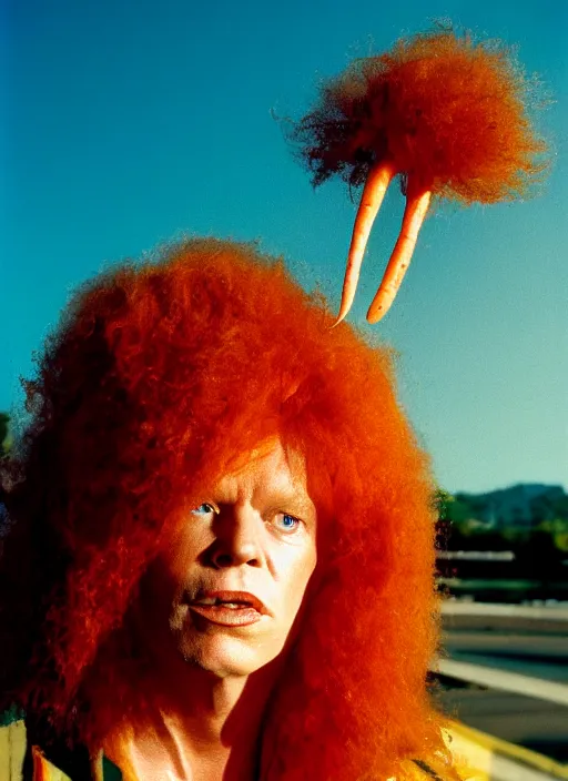 helmet lang photograph of carrot top, shot by helmut | Stable Diffusion ...