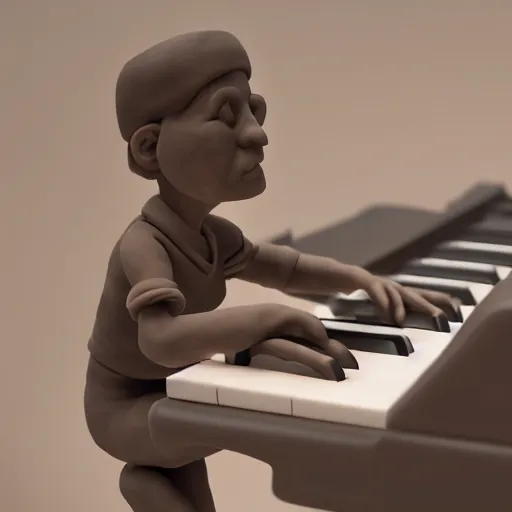 a keyboard player made of clay, hyper detailed, 8 k, | Stable Diffusion ...