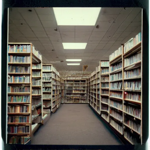 interior of a forgotten school library from the 90s, | Stable Diffusion ...