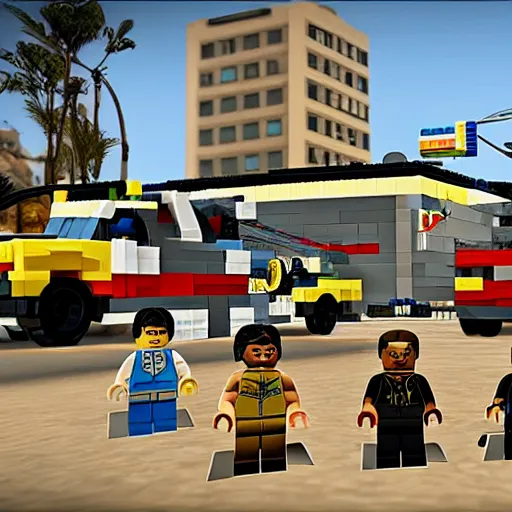 gta v made of legos | Stable Diffusion | OpenArt