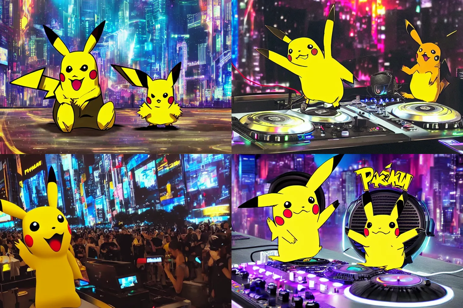 a drunk pikachu partying in ibiza | Stable Diffusion | OpenArt