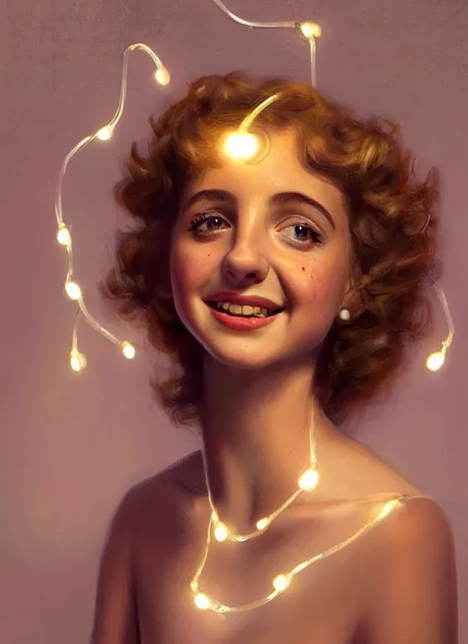 portrait of teenage sarah michelle gellar, freckles, | Stable Diffusion