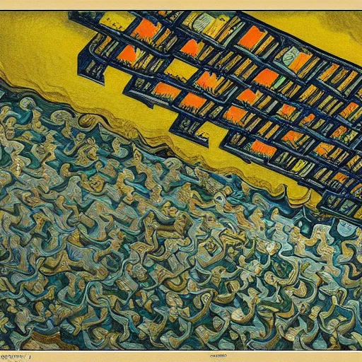 painting of software recursion by mc escher and van | Stable Diffusion | OpenArt