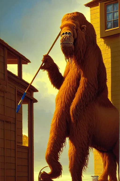 classic oil painting, an anthropomorphic bipedal | Stable Diffusion