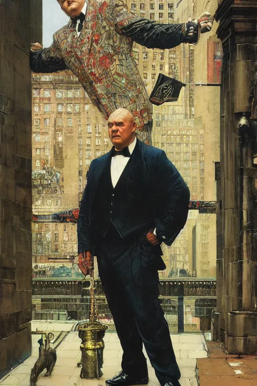 full length portrait of huge martin austin ruane as | Stable Diffusion ...