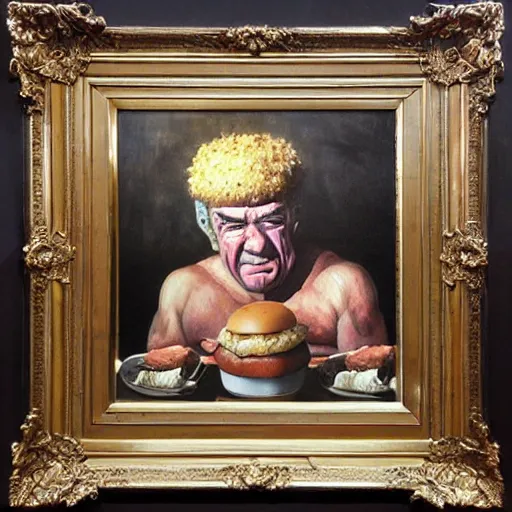 surreal grotesque kitsch low-brow Sean Connery | Stable Diffusion | OpenArt