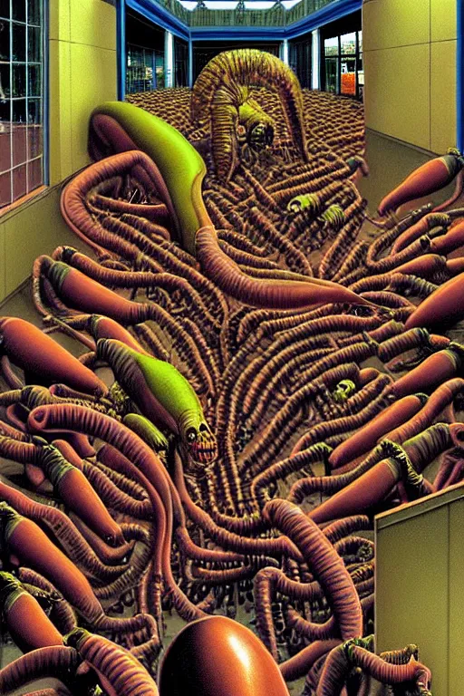 a hyperrealistic painting of a parasite vampire | Stable Diffusion ...