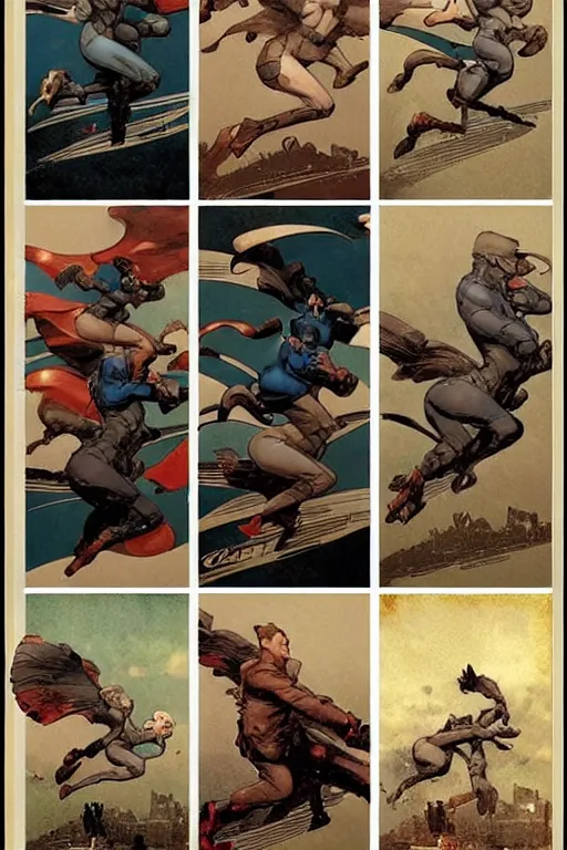 comic book full page panel layout ( ( ( ( ( 1 9 5 0 s | Stable ...