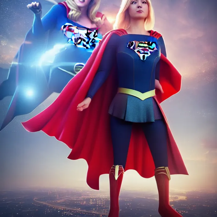 donald trump as supergirl. intricate abstract. | Stable Diffusion | OpenArt