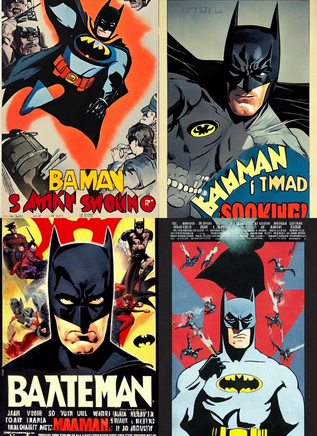 batman is smoking movie poster | Stable Diffusion | OpenArt