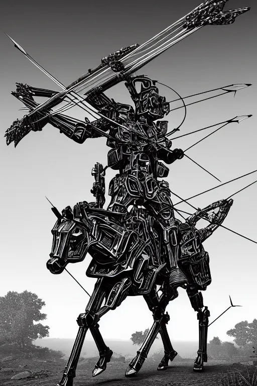 vibrant ultra clear arrow and bow mecha centaur!!!!!! | Stable ...