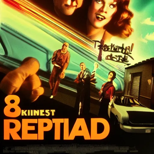 replicated some random movie poster in vhs art style, | Stable ...