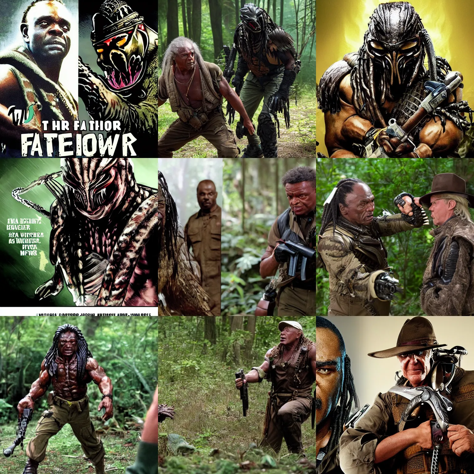 predator vs. father brown | Stable Diffusion | OpenArt