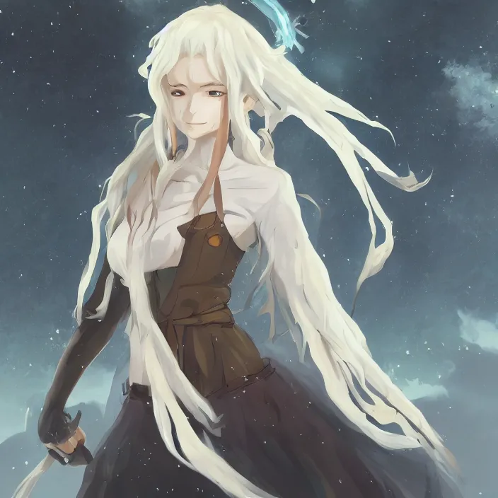 portrait of the mage of tundra, anime fantasy | Stable Diffusion | OpenArt