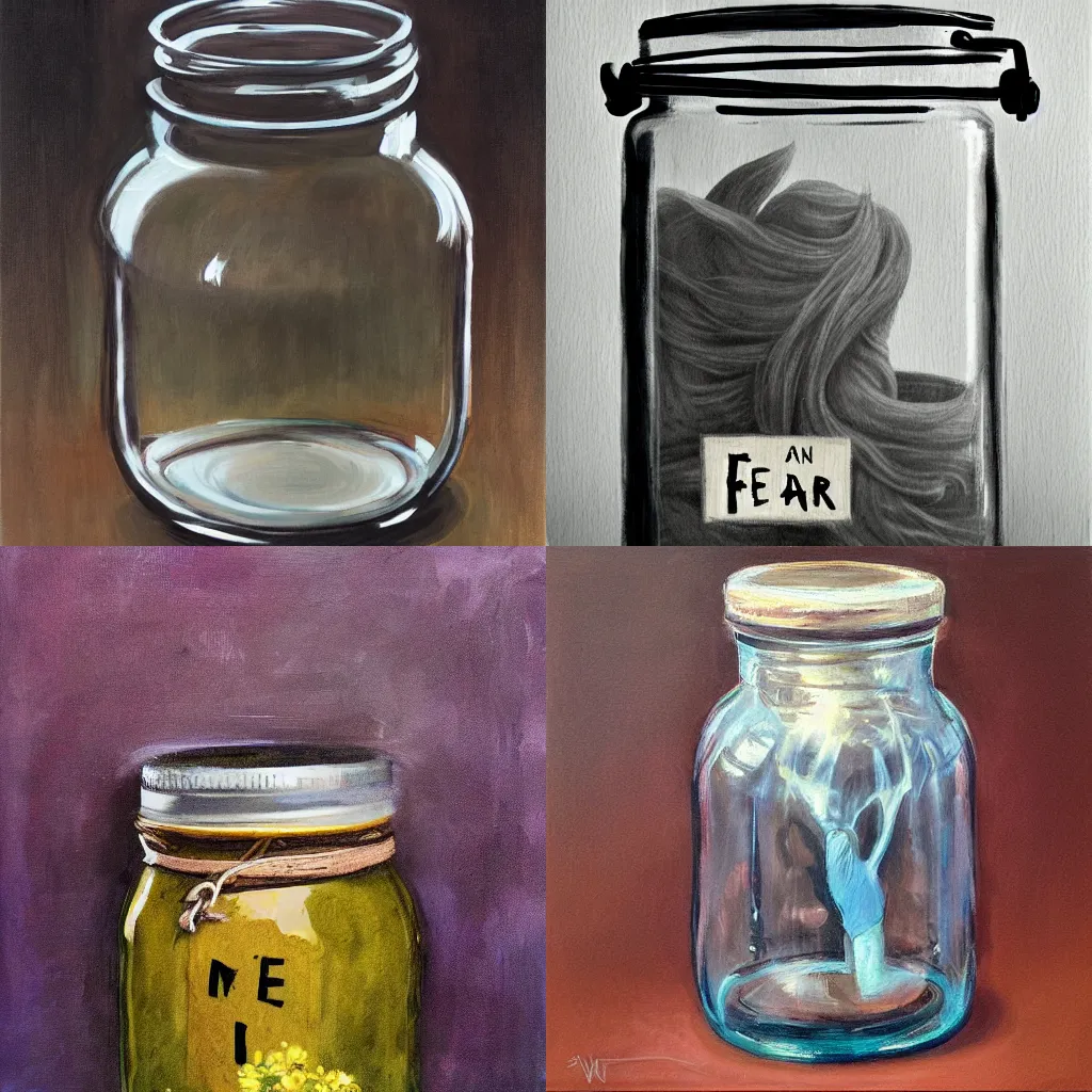 fear in a jar, WLOP | Stable Diffusion | OpenArt