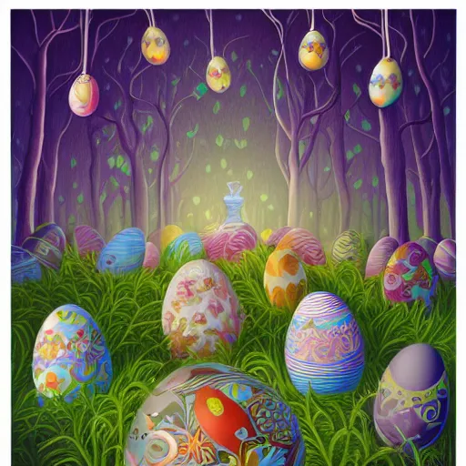 easter egg hunt by casey weldon and martine johana, | Stable Diffusion ...
