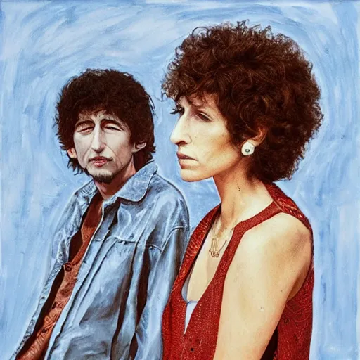diamonds and rust, painted by joan baez and bob dylan | Stable ...