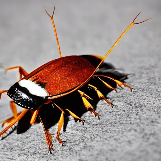 cartoon cockroach with a big mustache crawls on a | Stable Diffusion ...