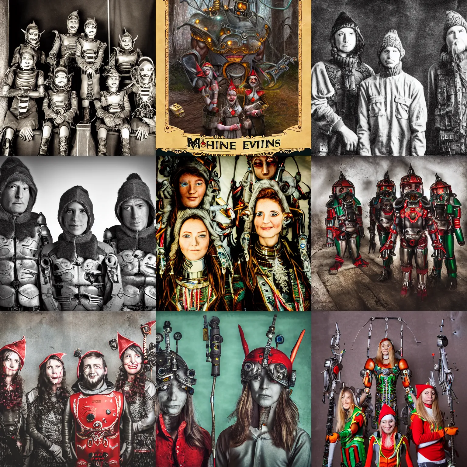 photo portrait of machine elves | Stable Diffusion | OpenArt
