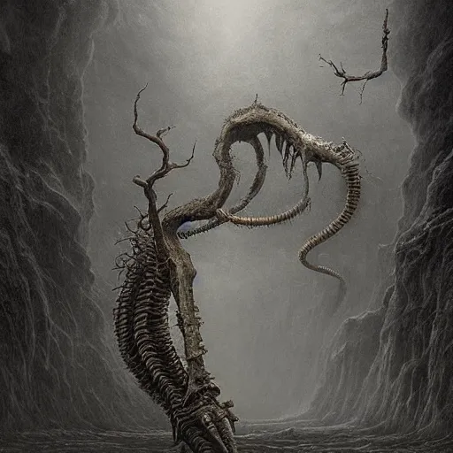 an epic horrifying fantastic hyperdetailed matte | Stable Diffusion ...