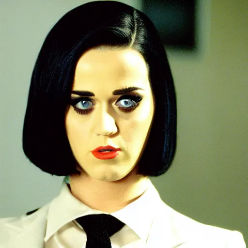 Katy Perry in American Psycho (1999) | Stable Diffusion
