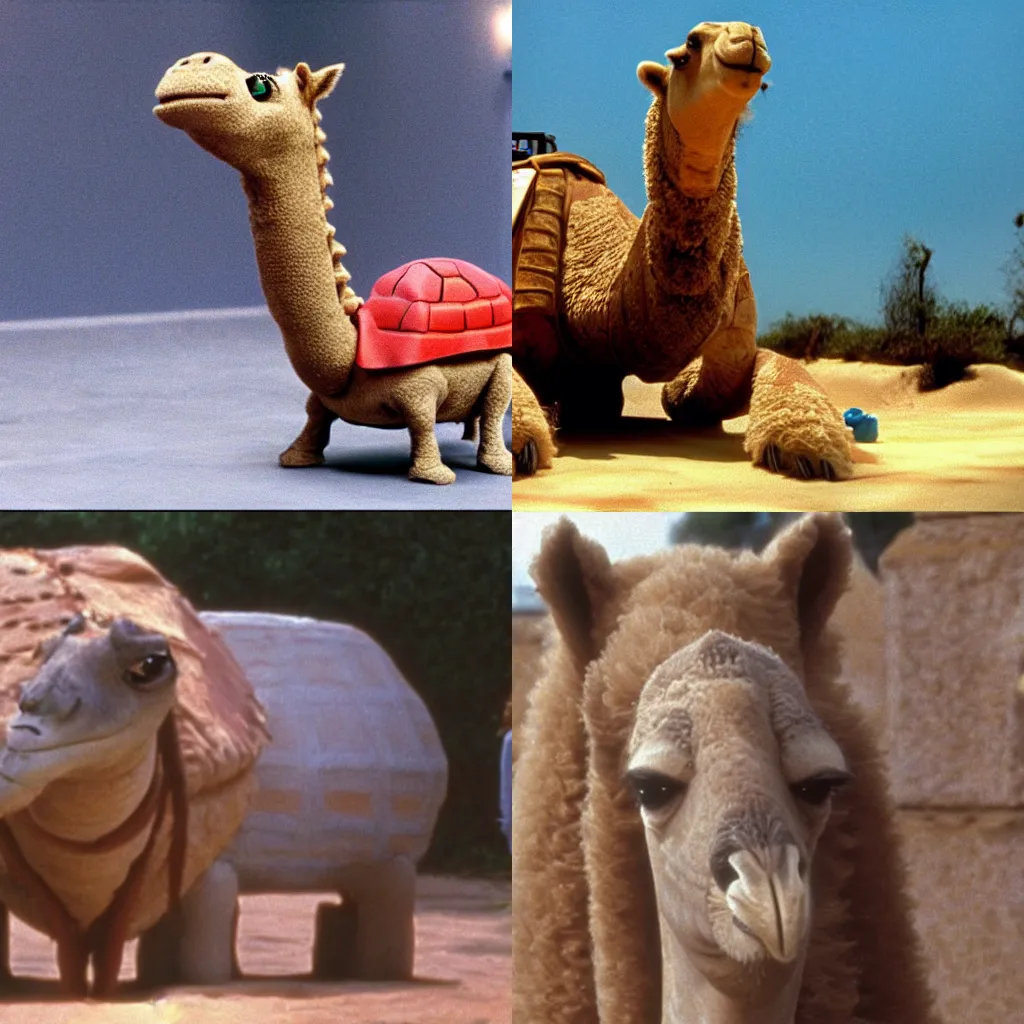 Hermione the Camel, staring in the Turtles movie, 1990 | Stable ...