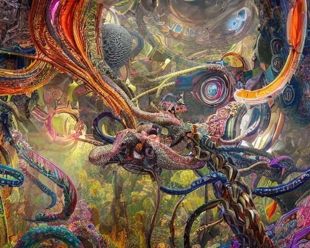 hyperdetailed maximalist artwork by fatheat inspired | Stable Diffusion ...