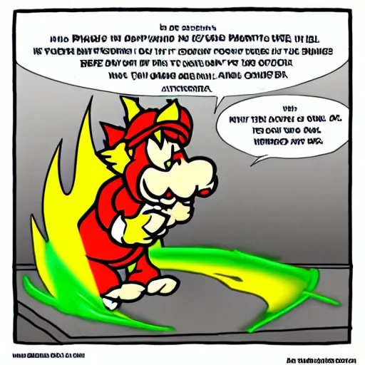 bowser spitting flames in the style of rj palmer | Stable Diffusion | OpenArt