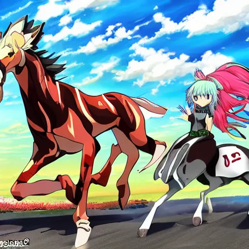 racing fantasy animals, anime style | Stable Diffusion | OpenArt