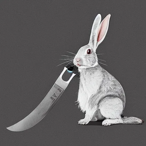 a rabbit with a knife fighting a crab | Stable Diffusion | OpenArt