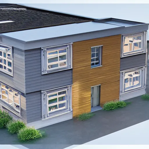 architectural rendering, isometric view, studio | Stable Diffusion ...