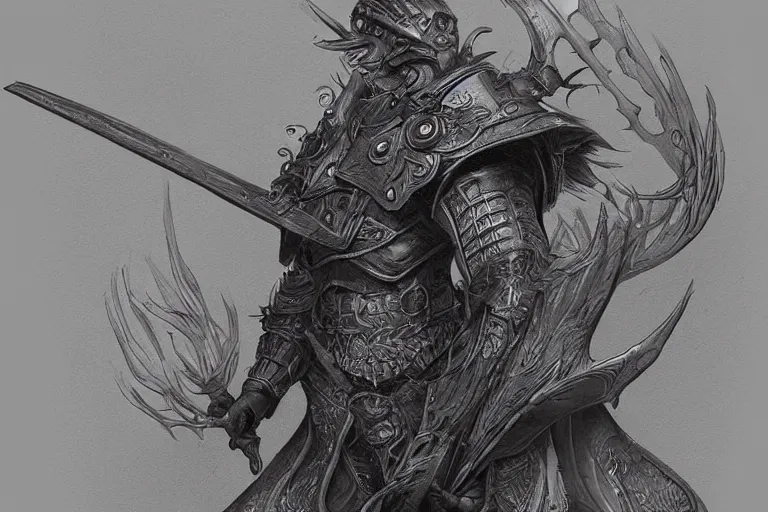 a extremely detailed stunning drawings of gaunter | Stable Diffusion ...