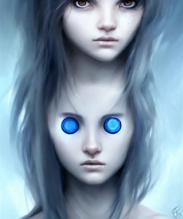 cute female cyclops with one central eye wearing white | Stable Diffusion | OpenArt