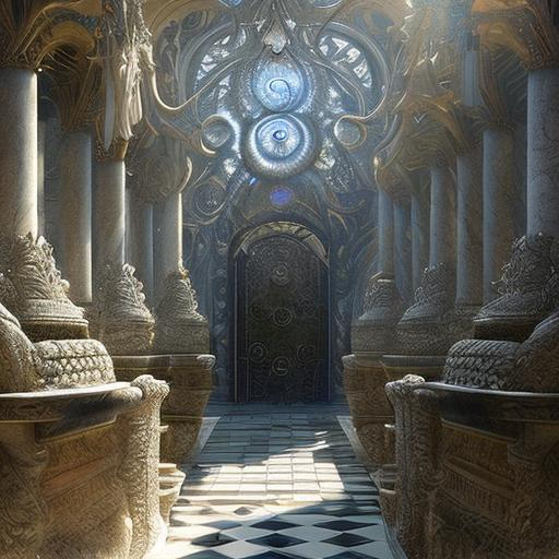 Seaside fortress, digital painting, hyperrealistic,...