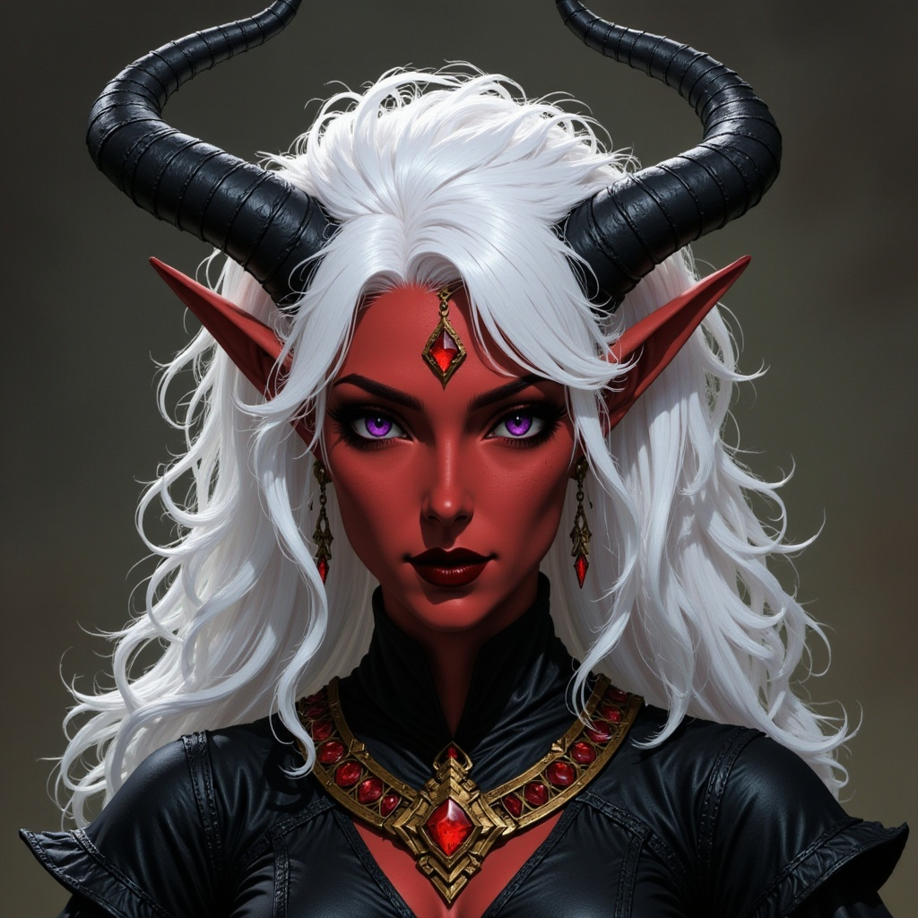 @p2CZMES7VK5y7B1QsEFp white hair, large crown, lots...