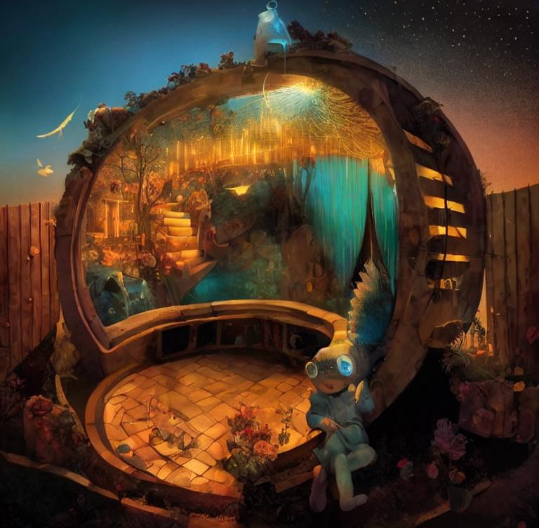 A magical time machine by Gediminas Pranckevicius, V... | OpenArt