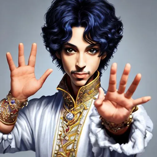 A 33 years old prince is holding the ultrarealistic... | OpenArt