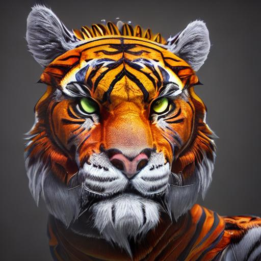 king infinity tiger, hyperdetailed, artstation, cgso... | OpenArt
