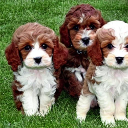 pretty cute cavapoo puppies | OpenArt