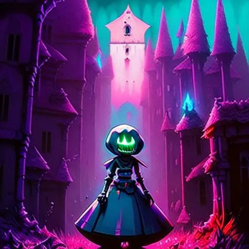 UNDERTALE By Greg Rutkowski Tim Burton graffiti art,... | OpenArt