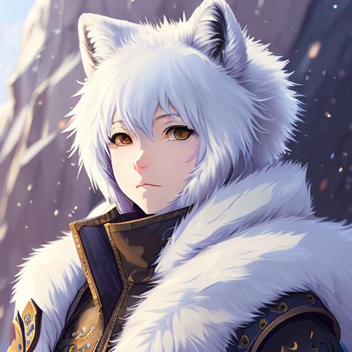 arctic fox woman wizard, fursona, furry art, anthro,... | OpenArt