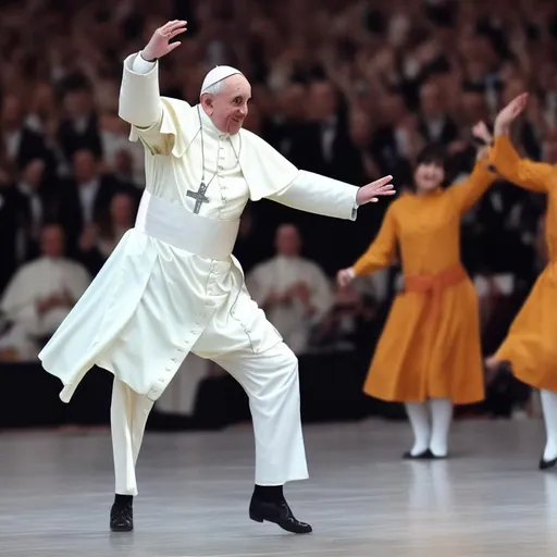 Pope dancing, brakedance | OpenArt