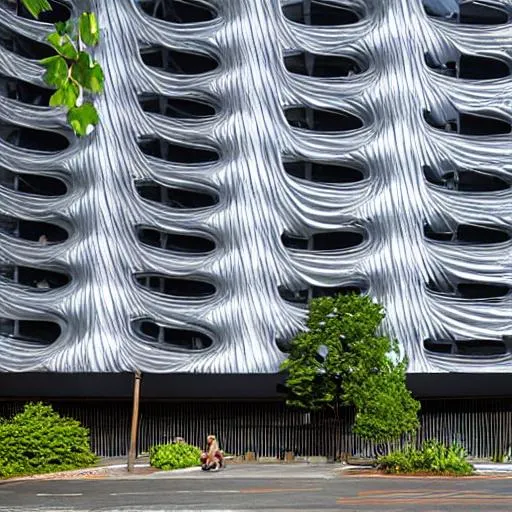 hyperrealistic photo of a futuristic parametric timb... | OpenArt