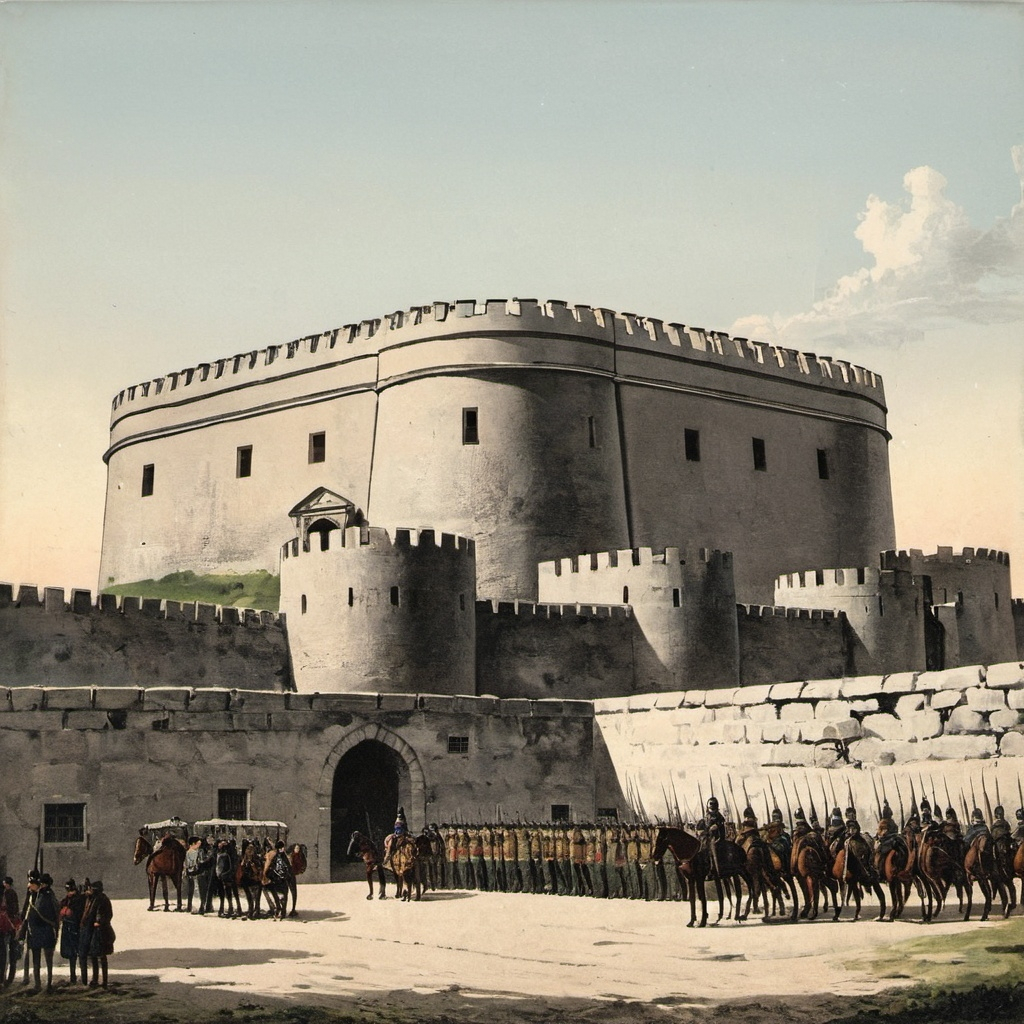 ottomans front of Vienna forts