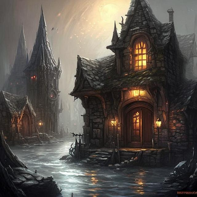 fantasy, concept art, underdark, underground marsh,...