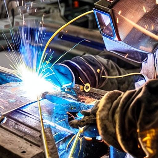 Welding work in space | OpenArt