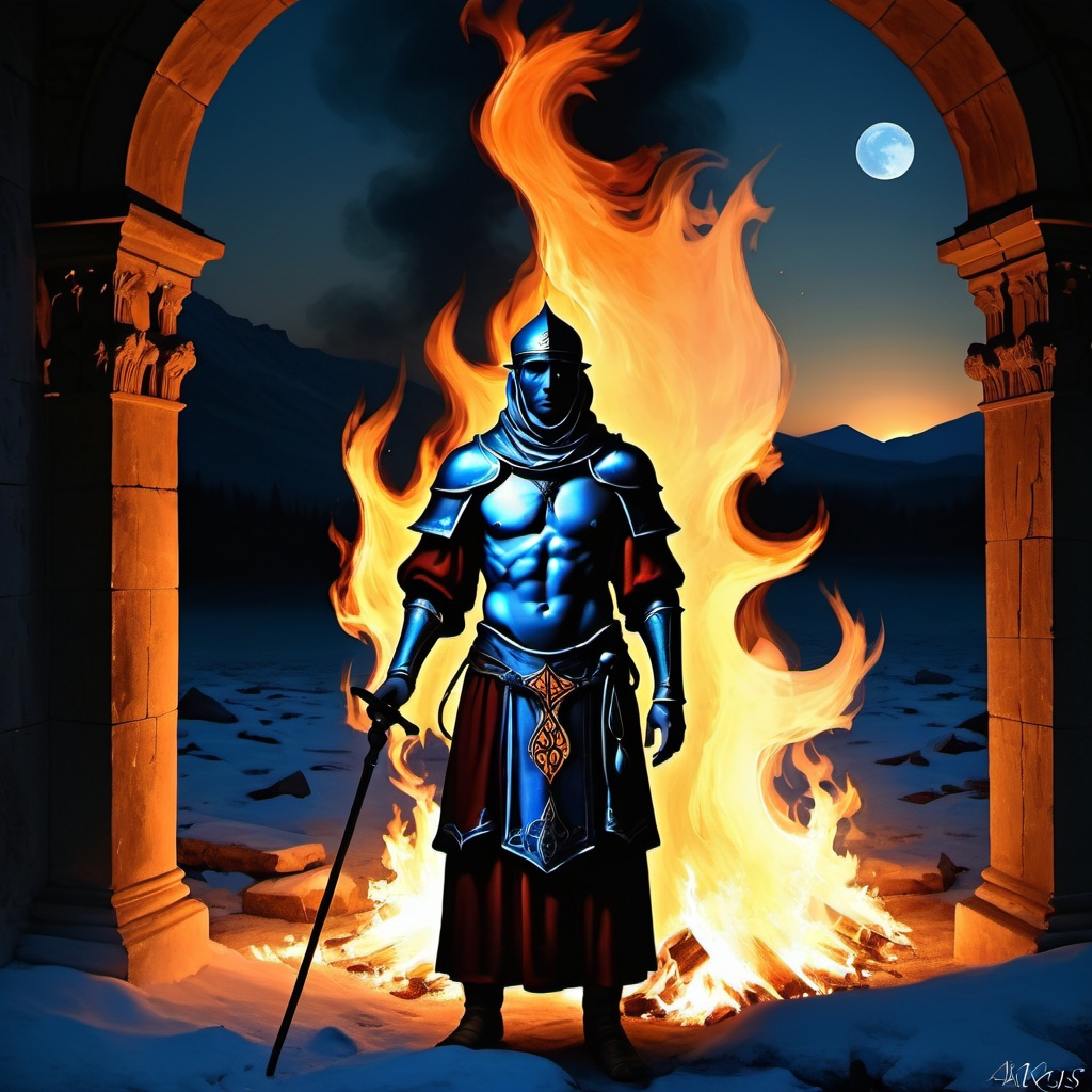 Akroasis, age of no light, nightfall,fire and ice, f...