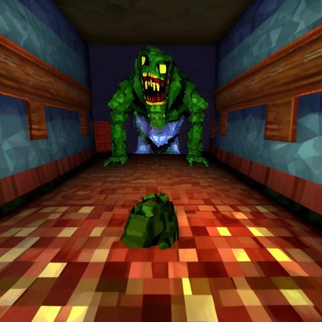 Distorted 1993 ctr monitor old cgi low poly ps1 game... | OpenArt